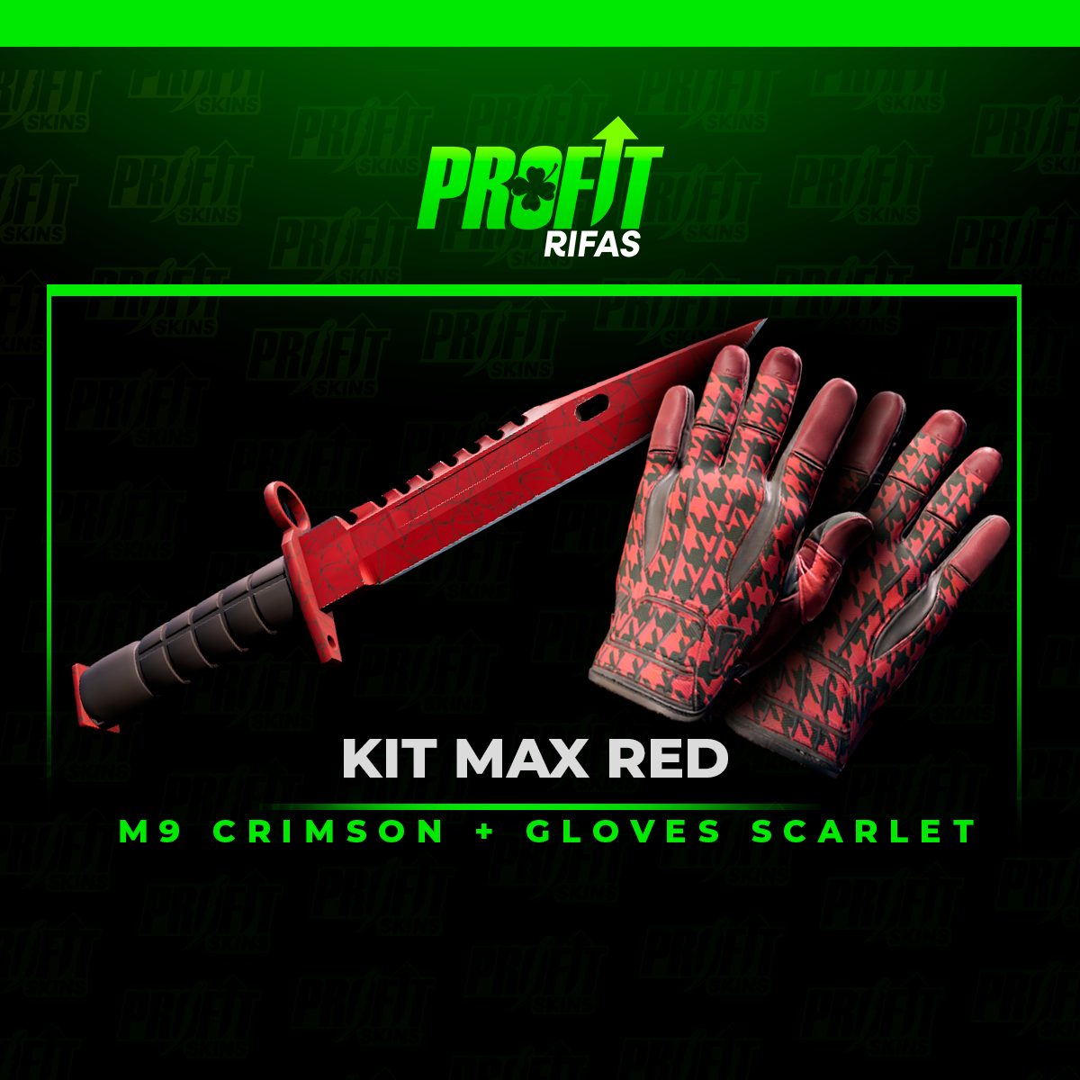 KIT MAX RED ️ - PROFIT SKINS